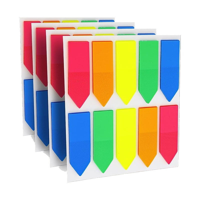 Banderines marca páginas colores surtidos. | Baru Librería