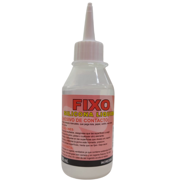 Silicona Líquida 100 ml Fixo. FIXO | Baru Librería